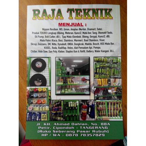 Jual Brosur Raja Teknik - Kota Tangerang - Raja Teknik 88 | Tokopedia