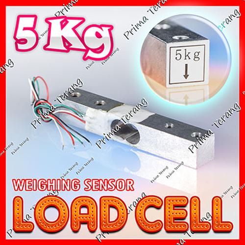 Jual 5Kg Load Cell Weighing Sensor Berat Timbangan Strain Gauge 5 Kg ...