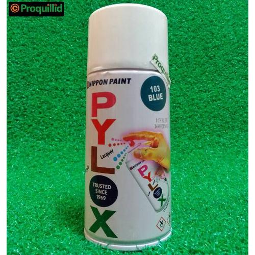 Jual CAT SEMPROT PILOX PYLOX 103 BIRU BLUE 103 NIPPON PAINT 300CC ...