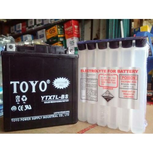 Jual Accu Aki vespa LX/LXV/S/Primavera/Sprint Toyo YTX7L BS 12v - 6Ah - Jakarta Selatan - Sambra ...