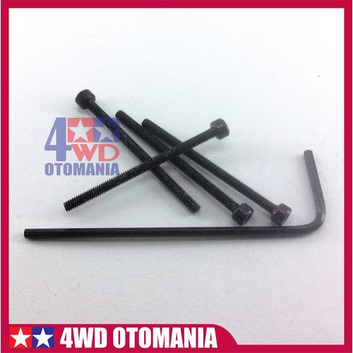 Jual Tamiya # Baut L Baja Hitam 30mm (4pcs) + Kunci L - K.G.S - Kab ...