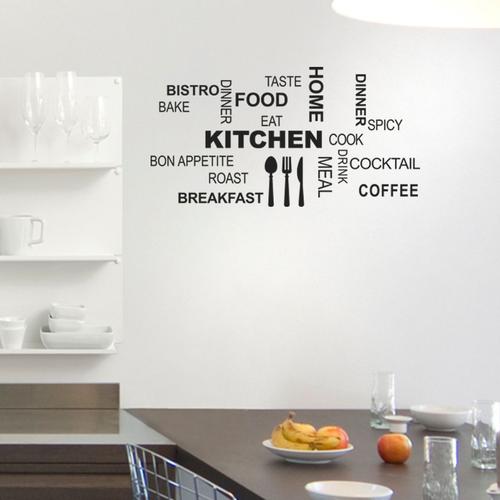 Jual Sticker Kitchen Dapur Stiker Dinding Kaca Kafe Rumah Ruang Makan ...