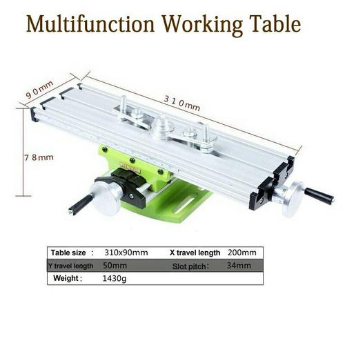 Jual bubut CNC milling Worktable X Y-axis Adjustment Coordinate Table ...