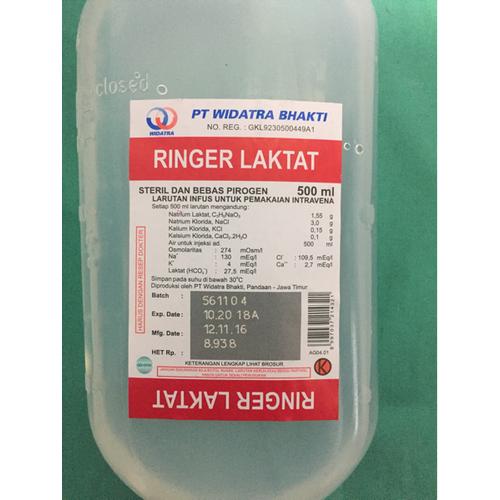 Jual cairan ringer laktat (rl) - Kab. Jember - Mantr1T1ktok | Tokopedia