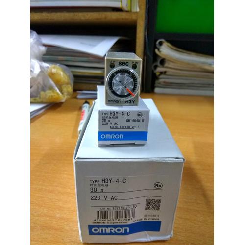 Jual Timer H3Y - 4 C 30 sec AC 220V Omron Original - Jakarta Barat - Pabriklistrik.Ind | Tokopedia