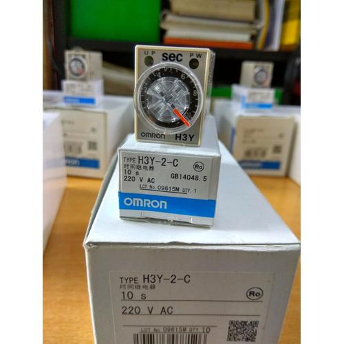 Jual Timer H3Y - 2 C 10 sec AC 220V Omron Original - Jakarta Utara - pabriklistrik.Ind | Tokopedia
