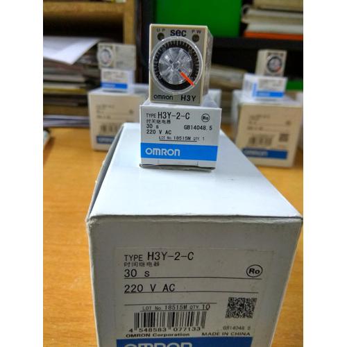 Jual Timer H3Y - 2 C 30 sec AC 220V Omron Original - Jakarta Utara - pabriklistrik.Ind | Tokopedia