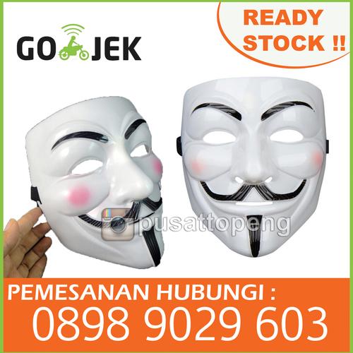 Jual topeng anonymous topeng vendetta topeng guyfawkes - BOX PACKING ...