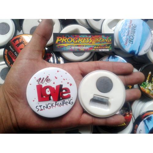 Jual Souvenir Pin Magnet Tempelan Kulkas Pembuka Tutup Botol Murah uk ...