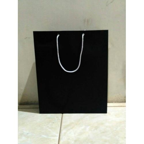 Jual paperbag, paper bag hitam polos size 24Px8Lx28T - Kab. Kudus ...