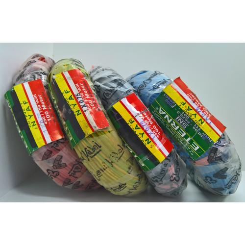 Jual Kabel Eterna Serabut NYAF 1 X 0.75mm 1 Roll ( 100 Meter ) Warna ...