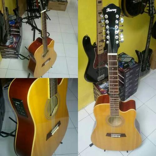 Jual Gitr akustik elektrik senar 12 ibanez preamp fishman - Kota Depok ...