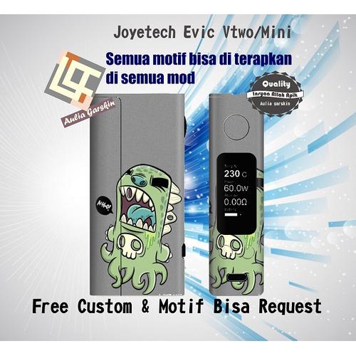 Jual Garskin Vapor Evic Vtwo /Mini motif doodle art7, motif bisa ...