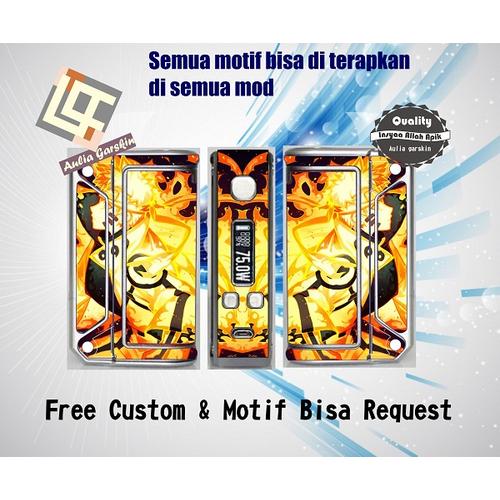 Jual Garskin Vapor Therion Dna 75 Motif naruto, motif bisa request ...