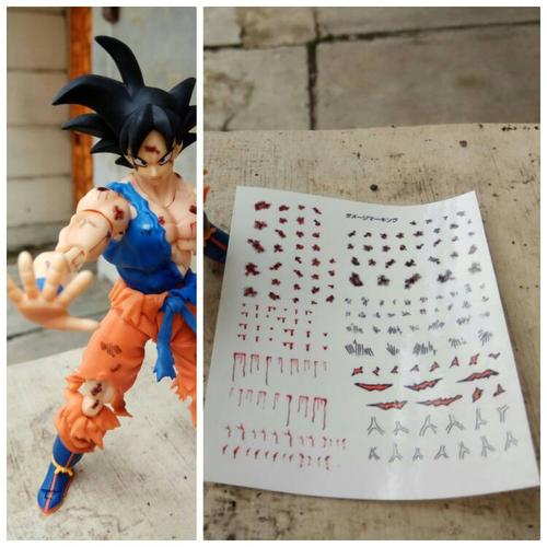 Jual Water Decal (sticker) Battle Damage for SHF, Figma, Revoltech etc ...