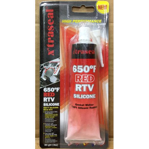 Jual xtraseal red RTV silicone sealant high temp 650*F(85gr) - Jakarta ...