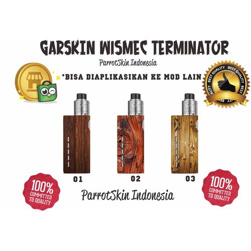 Jual Garskin mod vape tesla terminator wood - Kota Tangerang Selatan ...