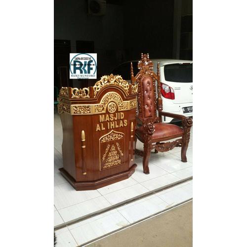 Jual mimbar masjid dan kursi raja jati - Kab. Jepara - Rizky Kuncoro ...