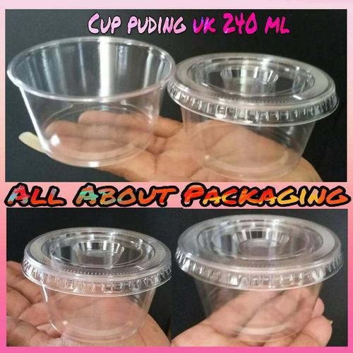 Jual Cup puding puyo uk 240 ml / wadah puding / cup pudding - Kota ...