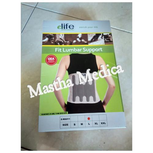 Jual korset Pinggang Punggung Lumbal Fit Lumbar Support Elife ...