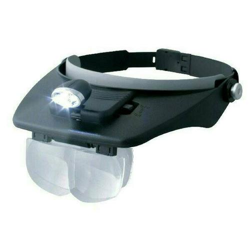Jual Topi Lampu Kepala Kaca Pembesar Light Head Magnifying Glass ...