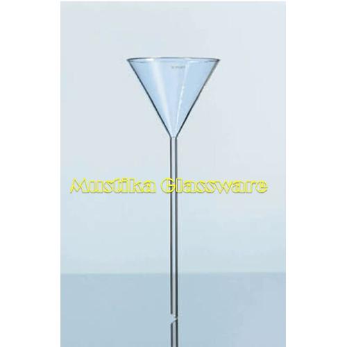 Jual Corong kaca/ Funnel glass dia. 80 mm, Long stem, DURAN - Kab ...