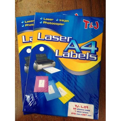 Jual STICKER LABEL TOM &JERRY UKURAN A4 LASER (A4 LEBEL) - Kab. Serang ...