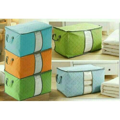 Jual Tas Penyimpanan Baju Selimut / Storage Box Kain Panjang - Kota ...