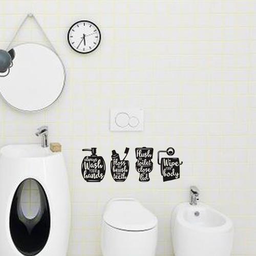 Jual Sticker Toilet Rules WC Stiker Kamar Mandi Rumah Cafe Bathroom ...