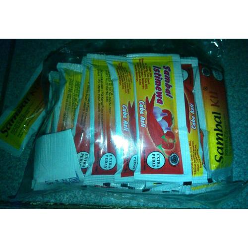 Jual Saos saus saset/sachet Sambalku Istimewa extra pedas 500 saset ...