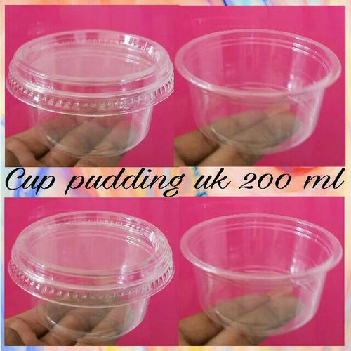 Jual Cup pudding uk 200 ml / Cup puding puyo / wadah jelly - Kota ...