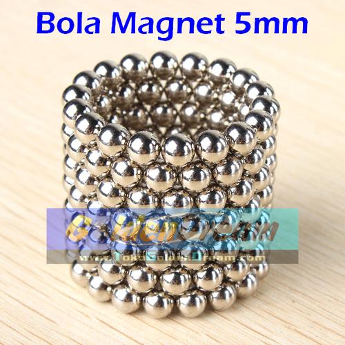 Jual Silver Magnet Bola 5mm Neodymium Ball Puzzle Arts Balls Bulat Zen ...