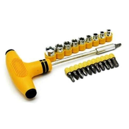 Jual obeng T / Five Star 24pcs Socket & Bits Set | Obeng dan Kunci T ...
