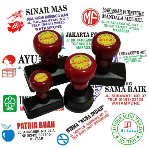 Jual Stempel otomatis / Stempel warna 3 Warna ukuran standar - Jakarta ...