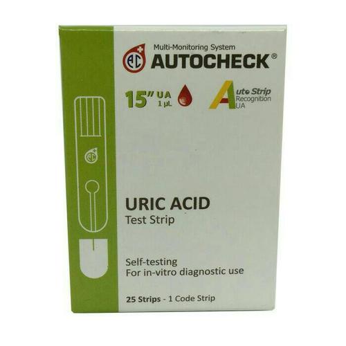 Jual Strip Refill Autocheck Asam Urat Isi Ulang Uric Acid Refil UA ...