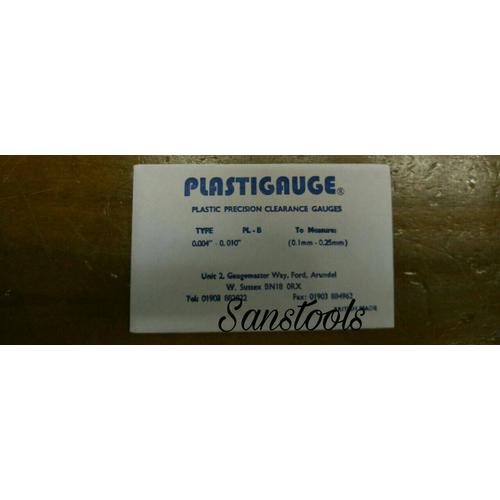 Jual plastik gauge / plasti gauge biru 0,1-0,25mm plastigauge plastic ...