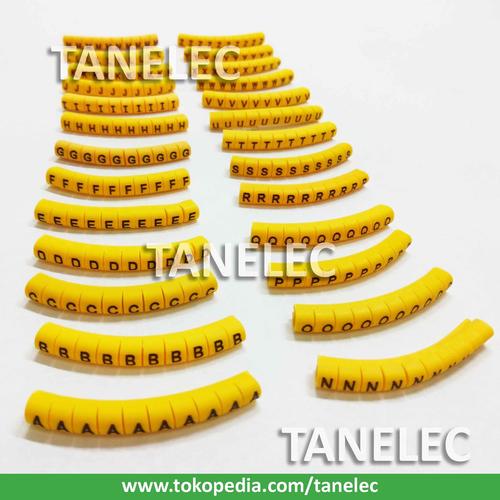 Jual Cable Marker EC-1 Yellow (A-Z in One Packet) | Kabel Marker ...