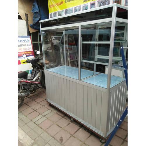Jual etalase dagangan, gerobak alumunium, gerobak serbaguna , Alexindo ...