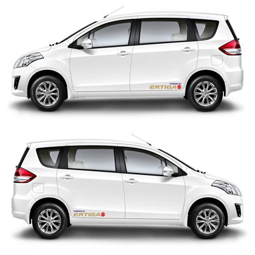 Jual Sticker Emblem Powered by Suzuki Ertiga side body - Kota Medan ...
