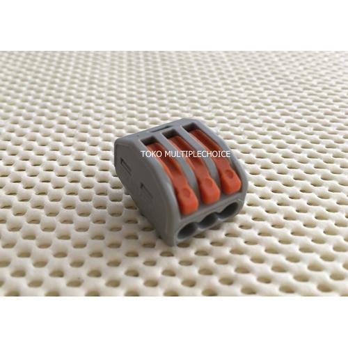 Jual WIRE CONNECTOR 3 HOLE-PENYAMBUNG CABLE 3 LUBANG TANPA ISOLASI 222 ...
