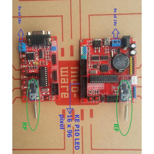 Jual Control Stopwatch counter Down dan jam digital untuk P10 LED ...