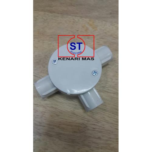 Jual T dus / Tdus / Tedus 20mm CABANG 3 POLOS Putih - Jakarta Pusat ...
