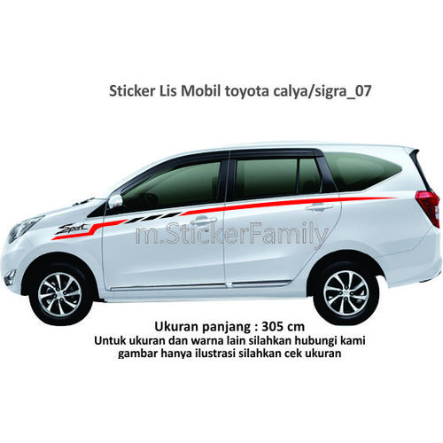 Jual sticker mobil/sticker cutting body mobil toyota calya/sigra_07 ...