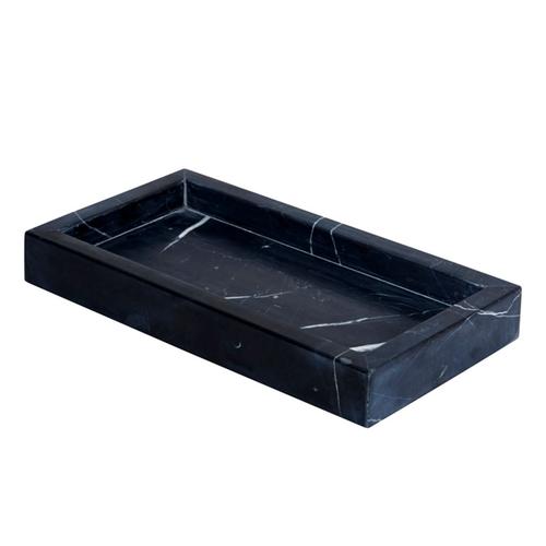 Jual Tray marmer hitam putih persegi panjang ukuran 15 x 25cm - Kota ...