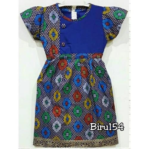 Jual Batik 052 154 NO HIJAU dress/gaun anak seragam keluarga - 6-8 ...