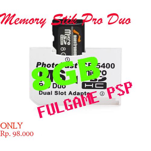 Jual Memory Stick Pro Duo 8GB Bonus Full Game PSP - Jakarta Barat ...