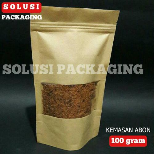 Jual KEMASAN ABON 100 GR/PLASTIK ABON/PLASTIK KLIP/STAND UP POUCH ...