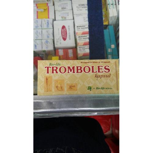 Jual TROMBOLES untuk memperbaiki sirkulasi darah. per lembar isi 10 ...