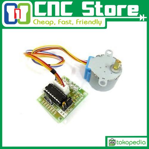 Jual Motor Stepper 28BYJ-48 5V 4-phase + Driver Board ULN2003 - Kab ...