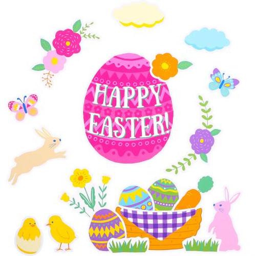 Jual DIY Papercraft Dekorasi Dinding Paskah 01 / Easter 01 - Jakarta ...